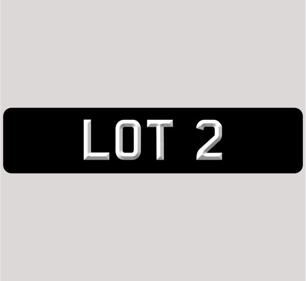 Lot 2: Cherished Number Plates Lot Bidding Ends: Sunday 14th December ...