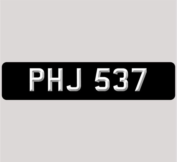 Lot 268: Cherished Number Plates Lot Bidding Ends: Wednesday 4th ...